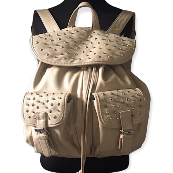 Aldo | Bags | Aldo Faux Leather Studded Spiked Backpack | Poshmark